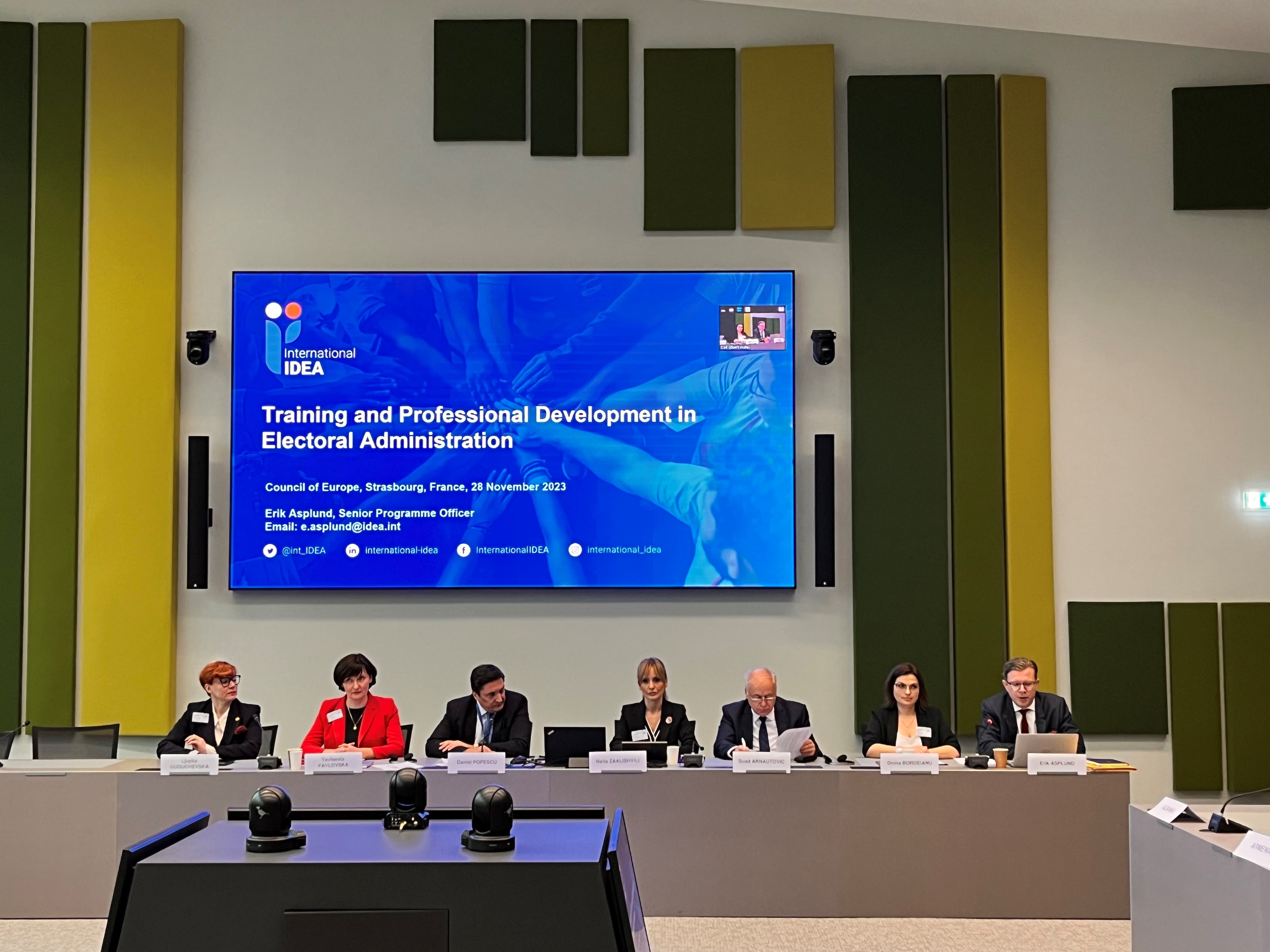 Training and Professional Development in Electoral Administration